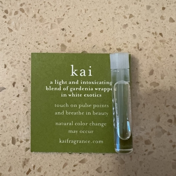 Kai | Makeup | Kai Perfume Oil By Gaye Straza Sample Size Vial W Card ...